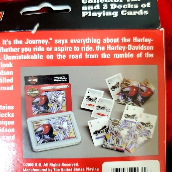 Harley-Davidson | Games | Nwt Harley Davidson Collectors Tin And ...